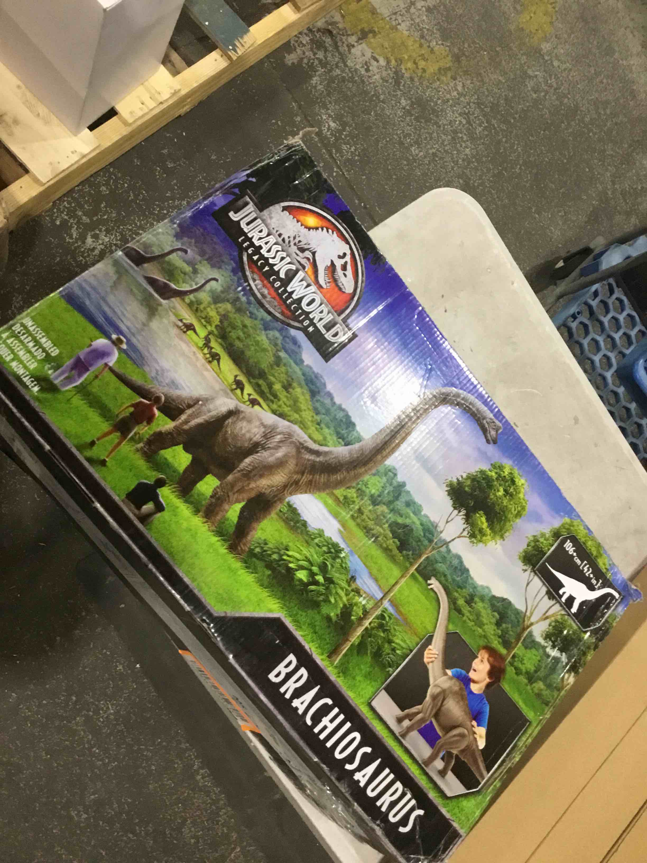 Mattel Jurassic World Brachiosaurus Figure: 28-inches High and 34 ...