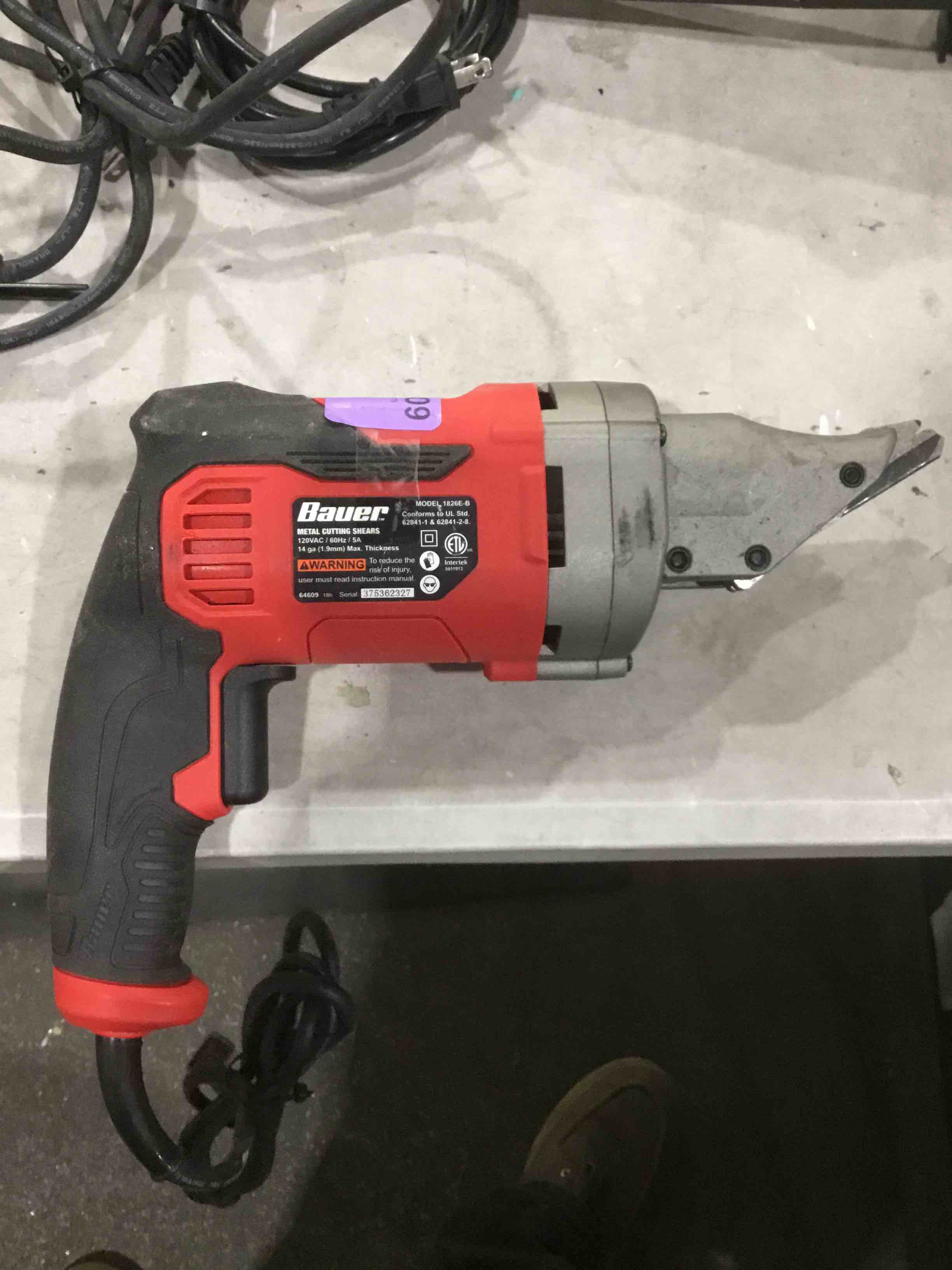 Bauer power shears