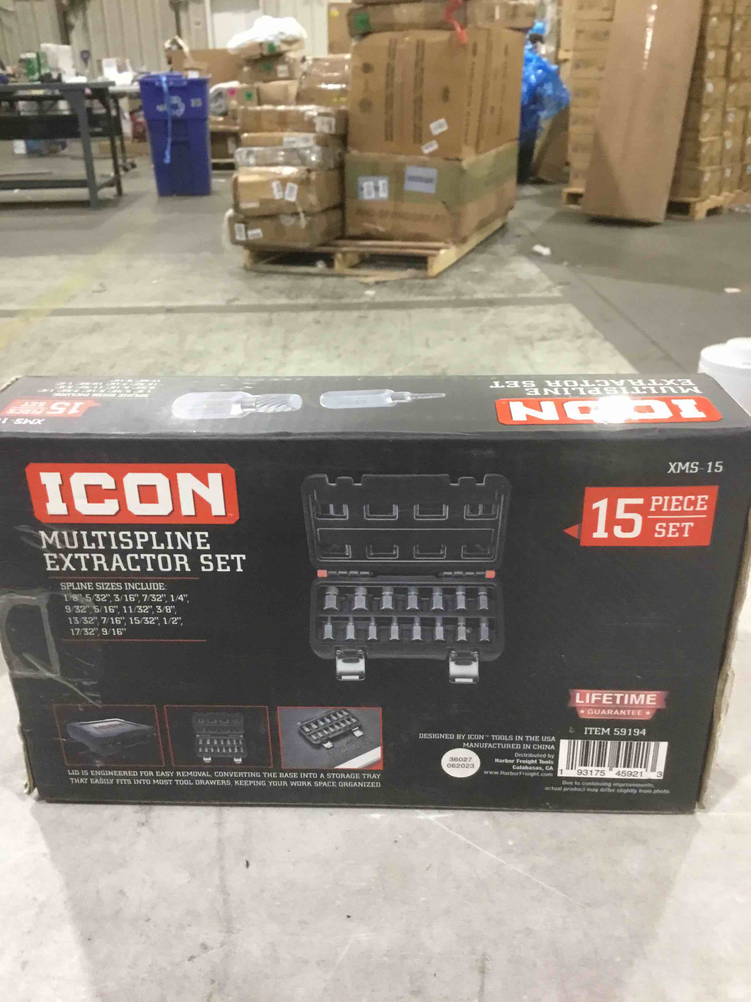 Icon multispline extractor set 15 pcs