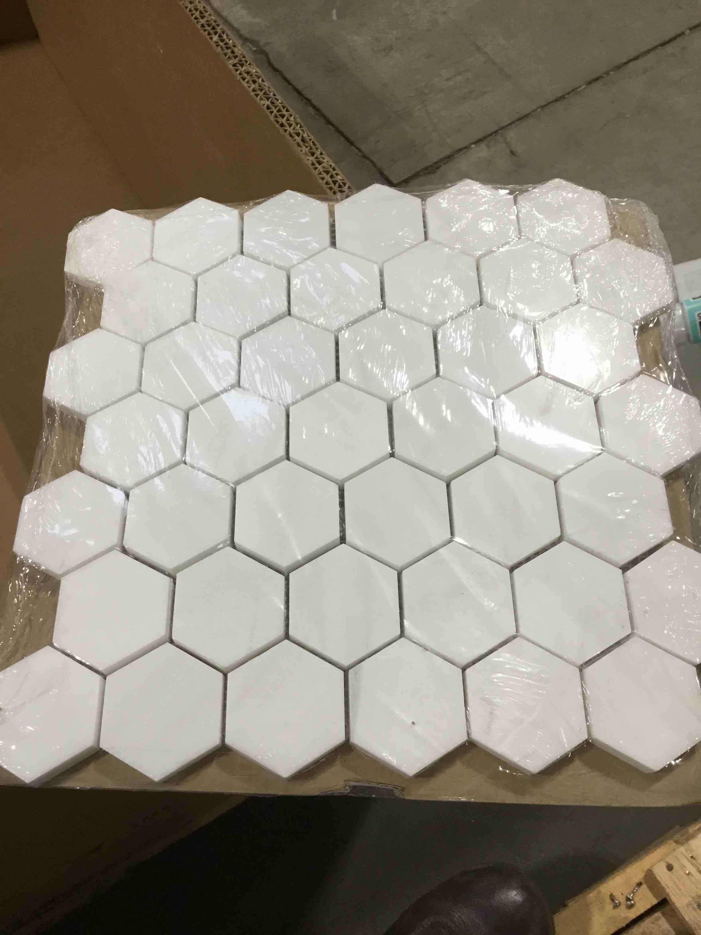 hexagon marble tile sheets