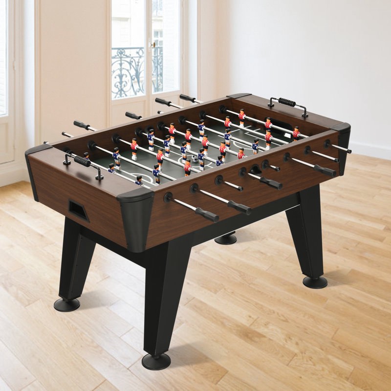RayChee 58'' Foosball Table, Competition Soccer Table Game with 2 Balls ...