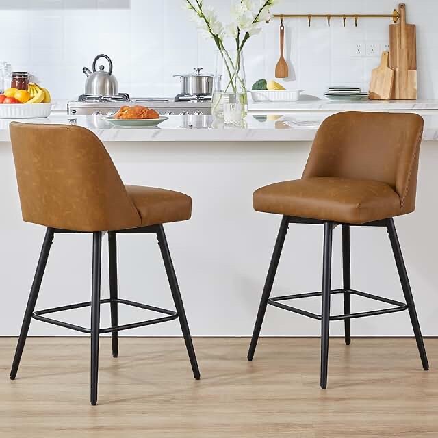 26'' Upholstered Leatherette Bar Stools & Counter Stools