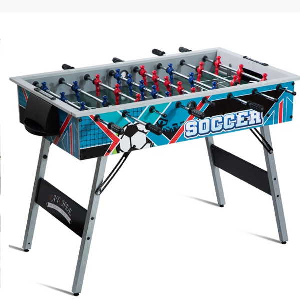 RayChee 48" Folding Foosball Table, Foldable Space Saving Table Soccer ...