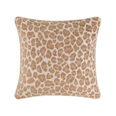 haylie leopard woven decorative throw pillow