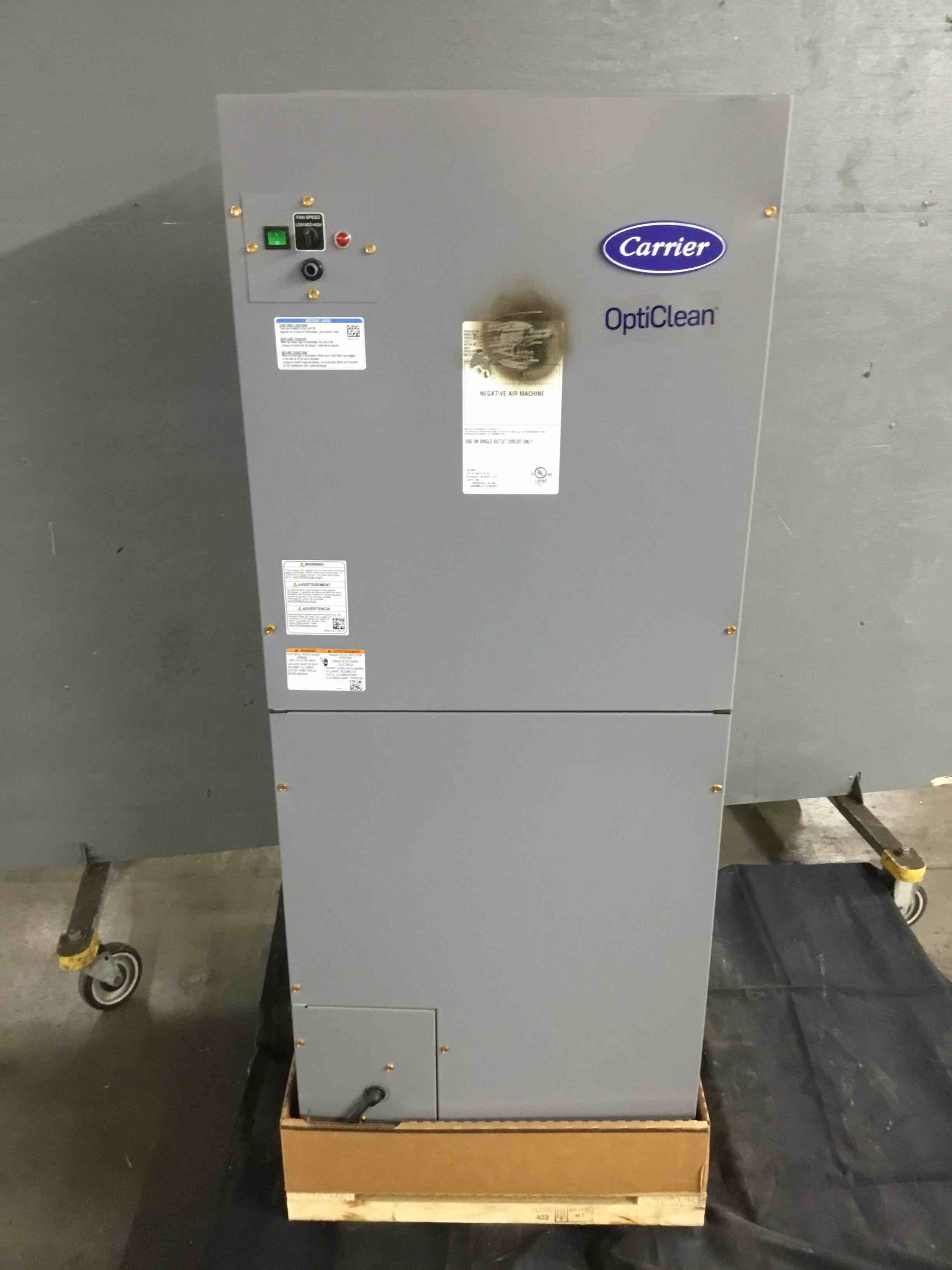 Carrier OptiClean Dual-Mode Air Scrubber And Negative Air Machine