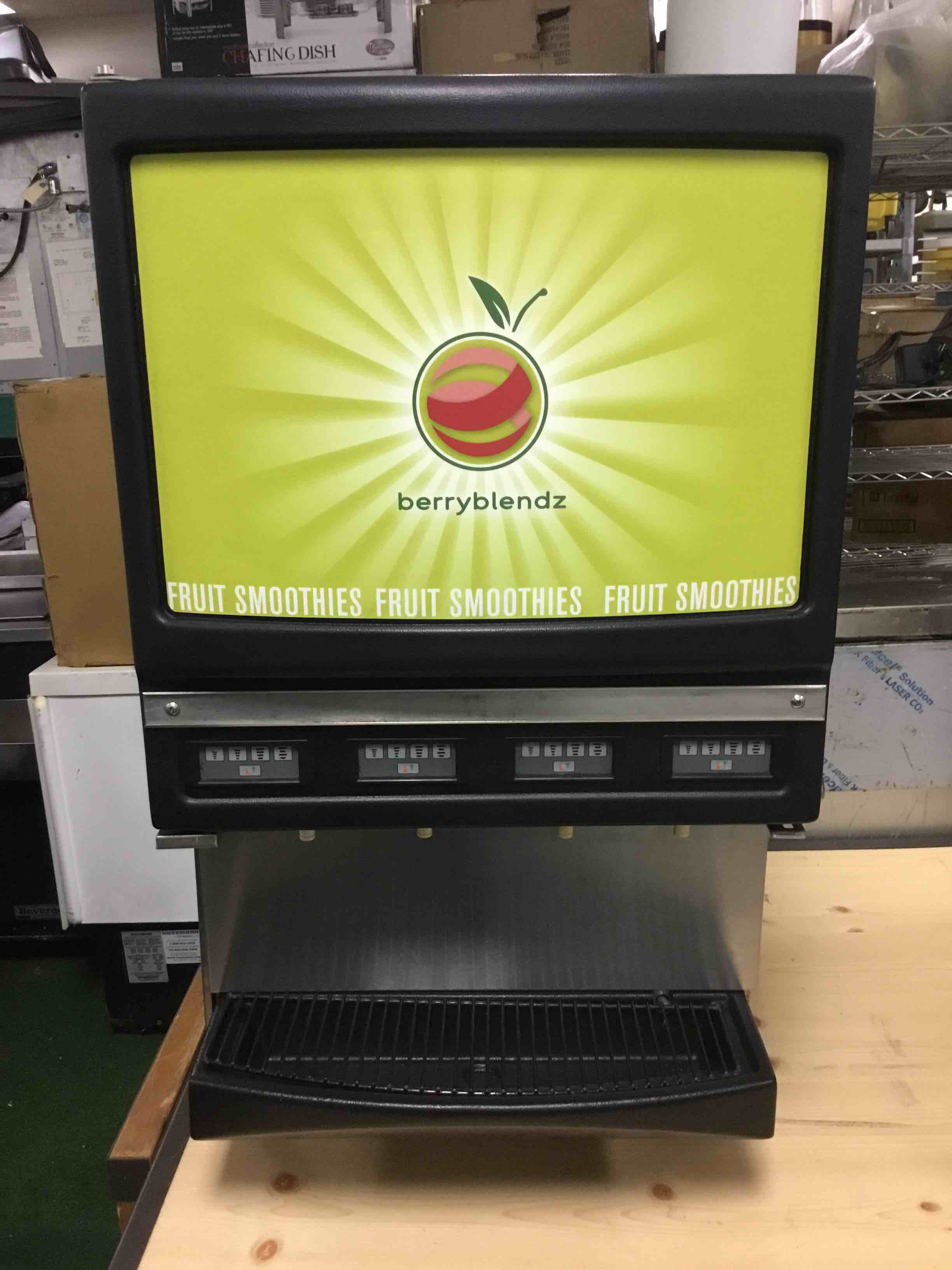 Cornelius 4-Flavor Stainless Steel Refrigerated Juice Dispenser With 2 ...