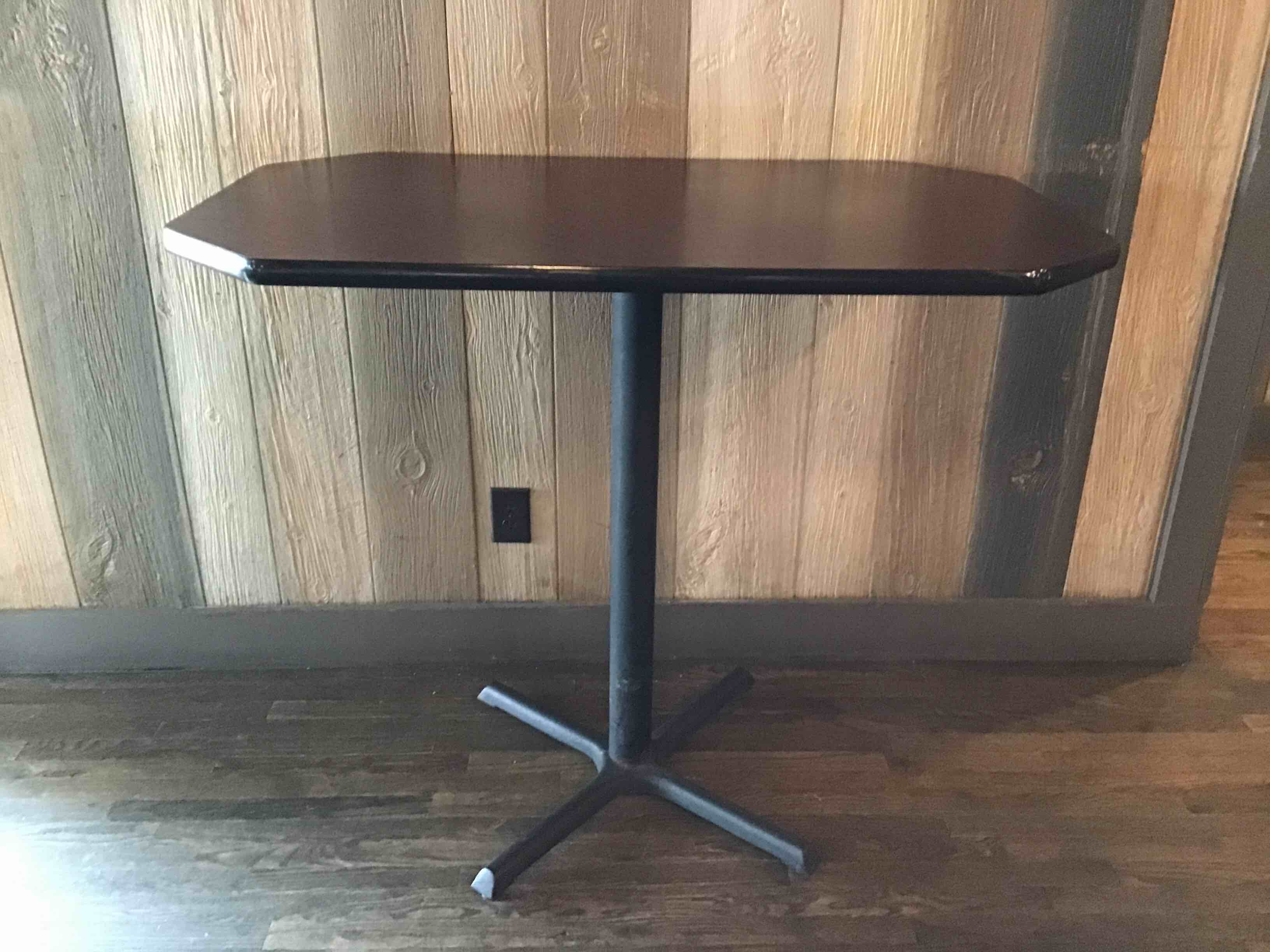 42 Inch Rectangular Formica Top Bar Height Table