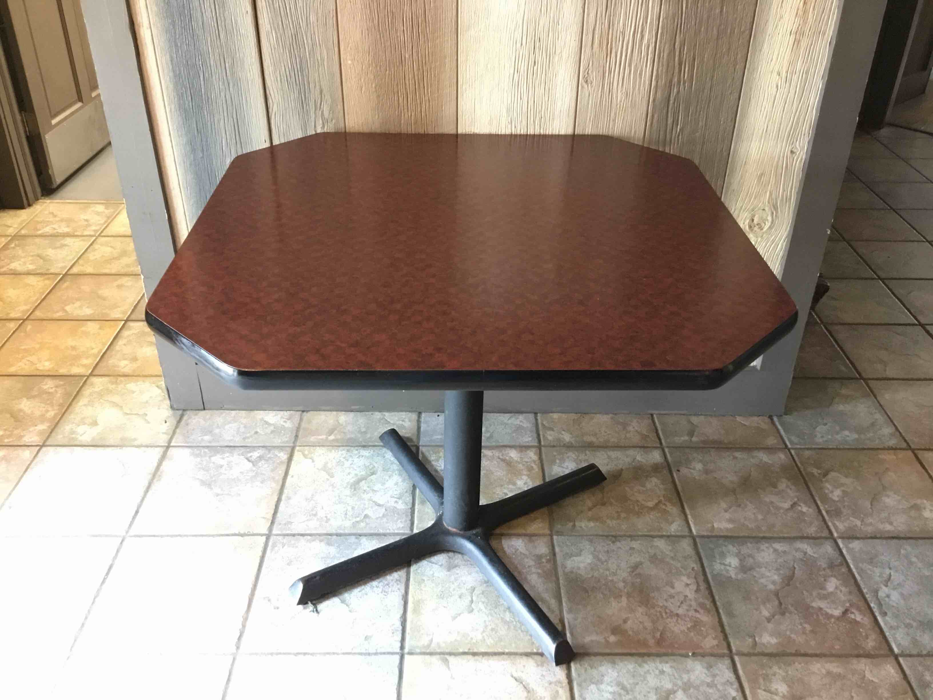 36 Inch Square Formica Top Standard Height Table