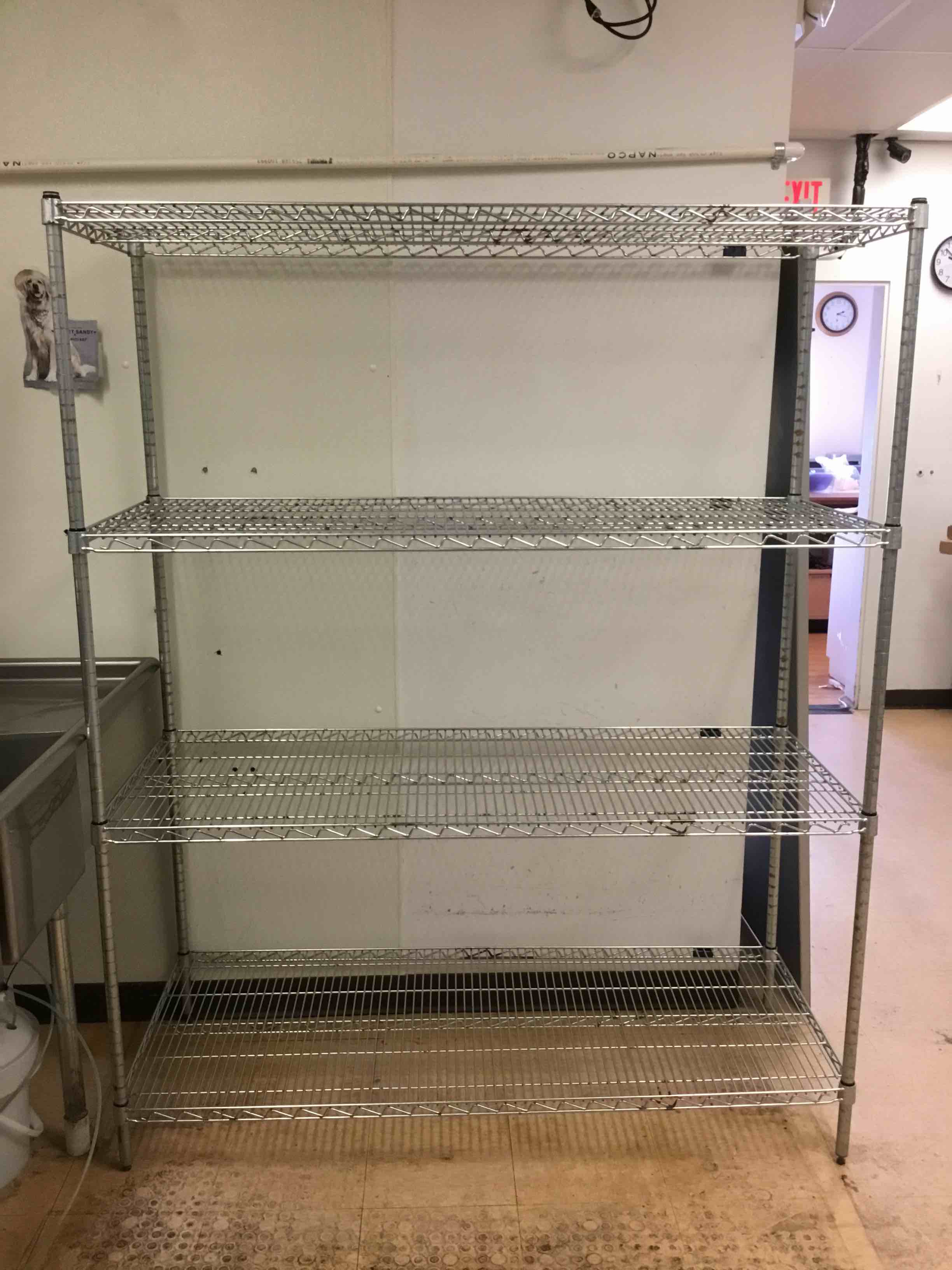 Nexel 4-Shelf Wire Rack