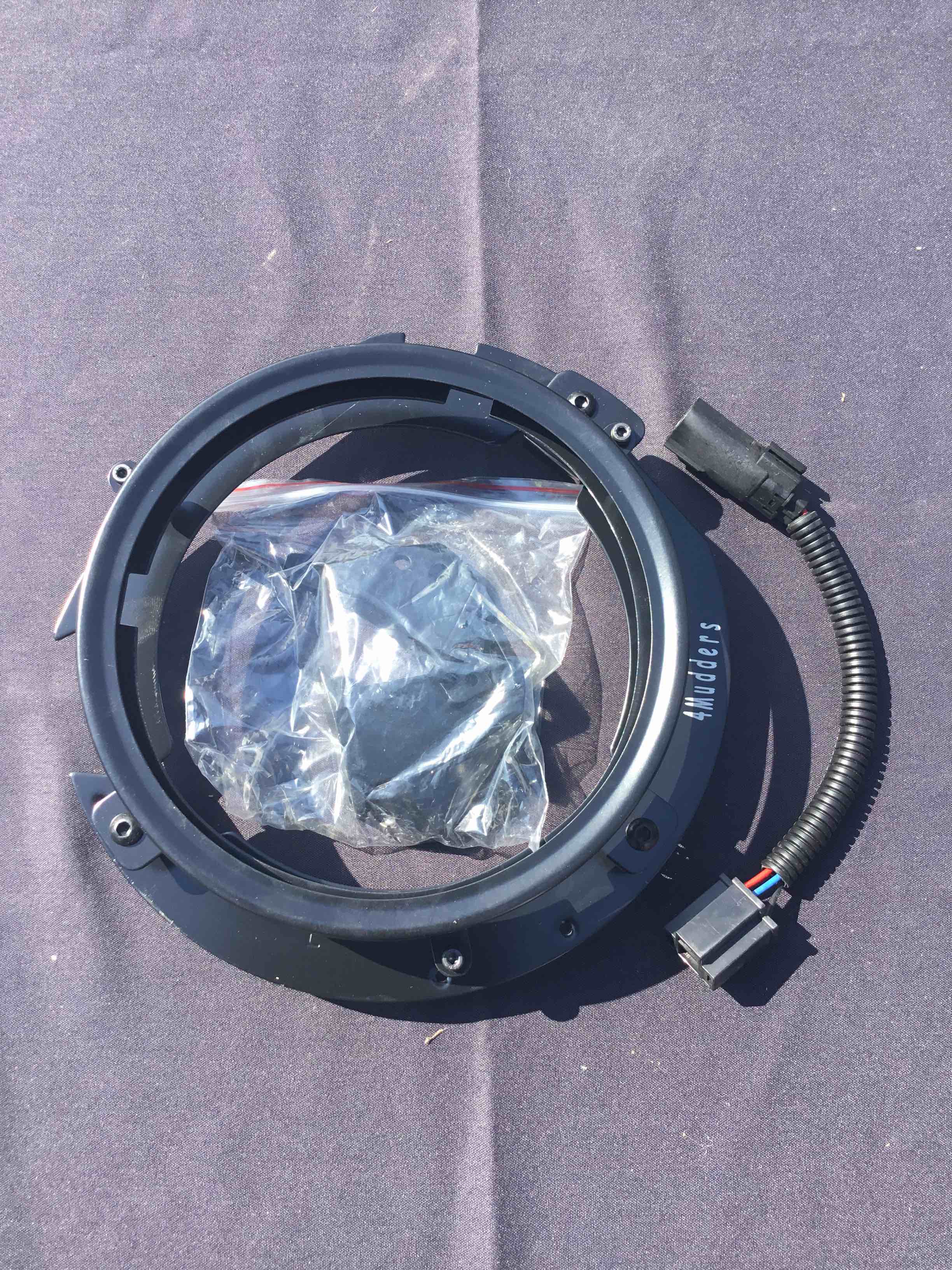 Jeep 18 Plus JL 7 Inch Headlight Adapter Kit, 2/Set