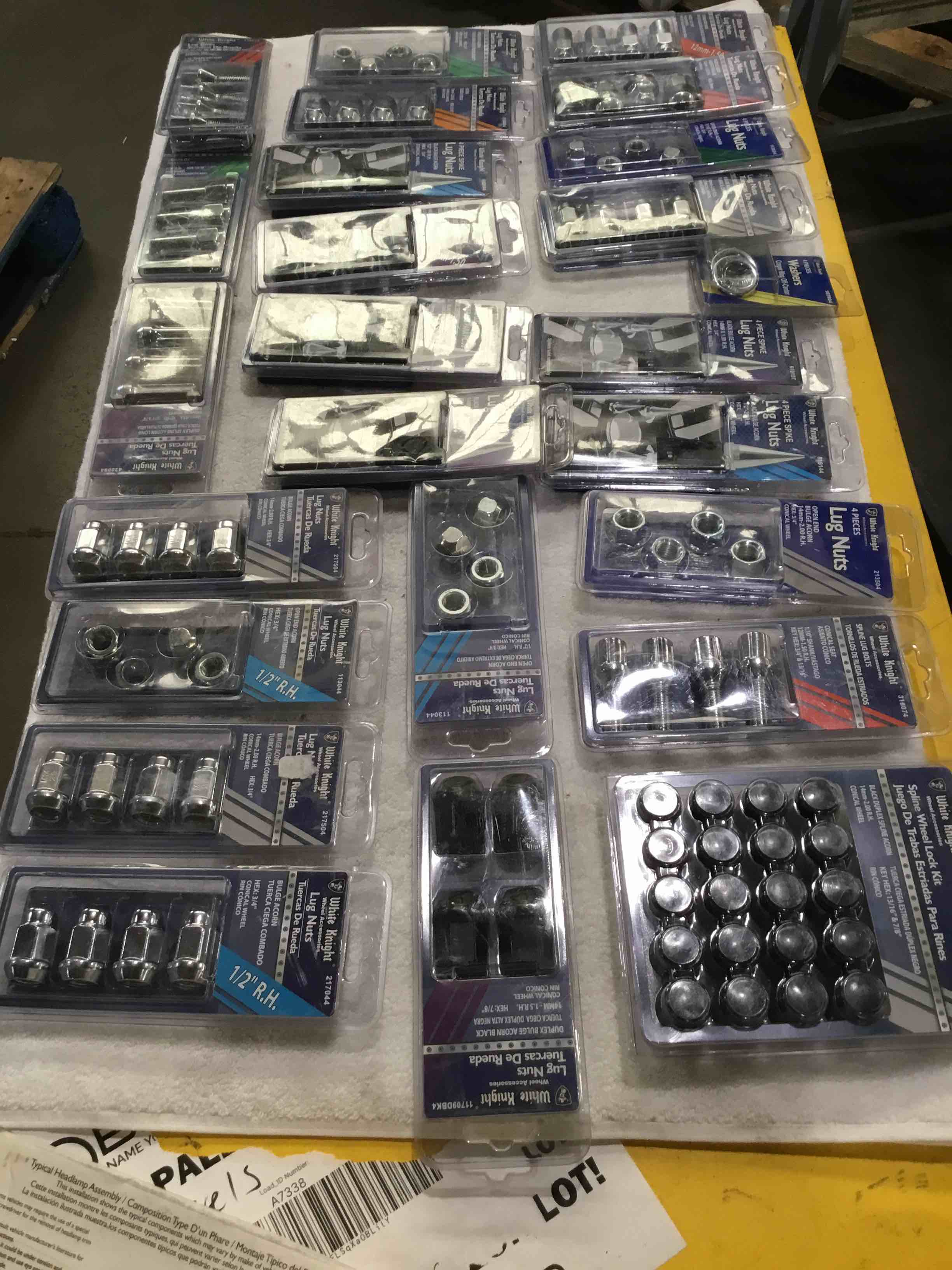 Assorted Wheel Parts/Lug Nuts