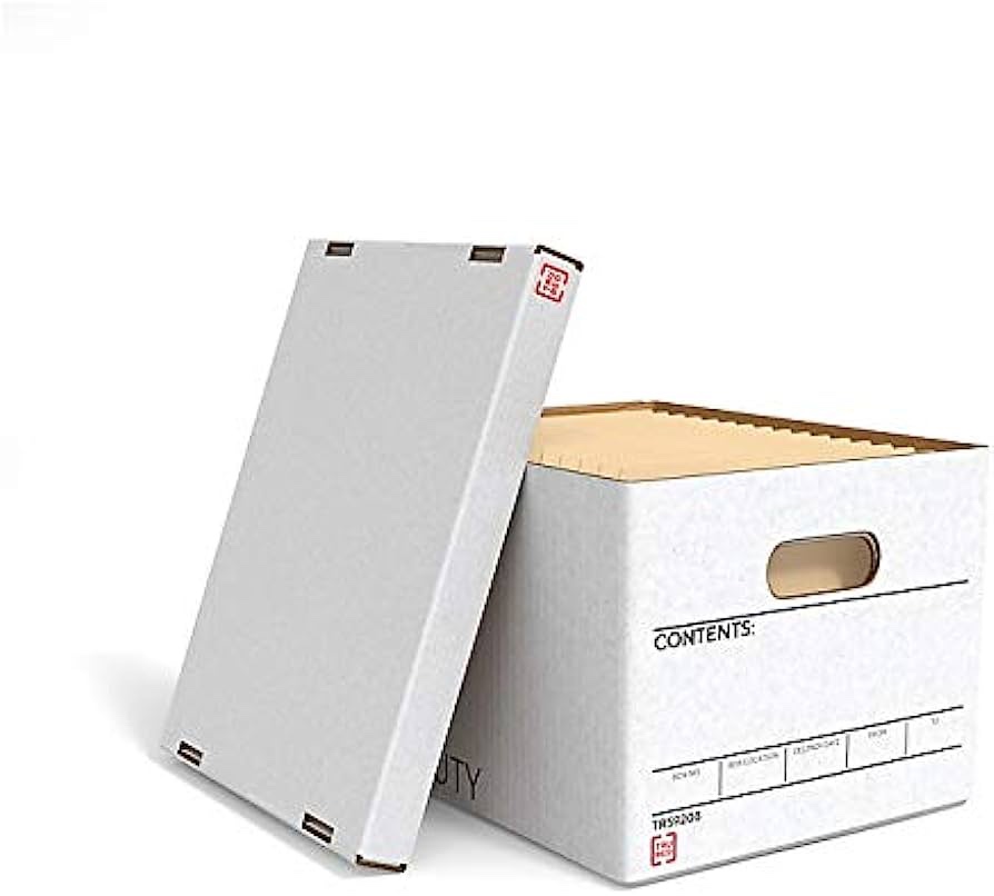 Staples Basic Duty Storage Boxes, Letter/Legal Size, 10/Pk.