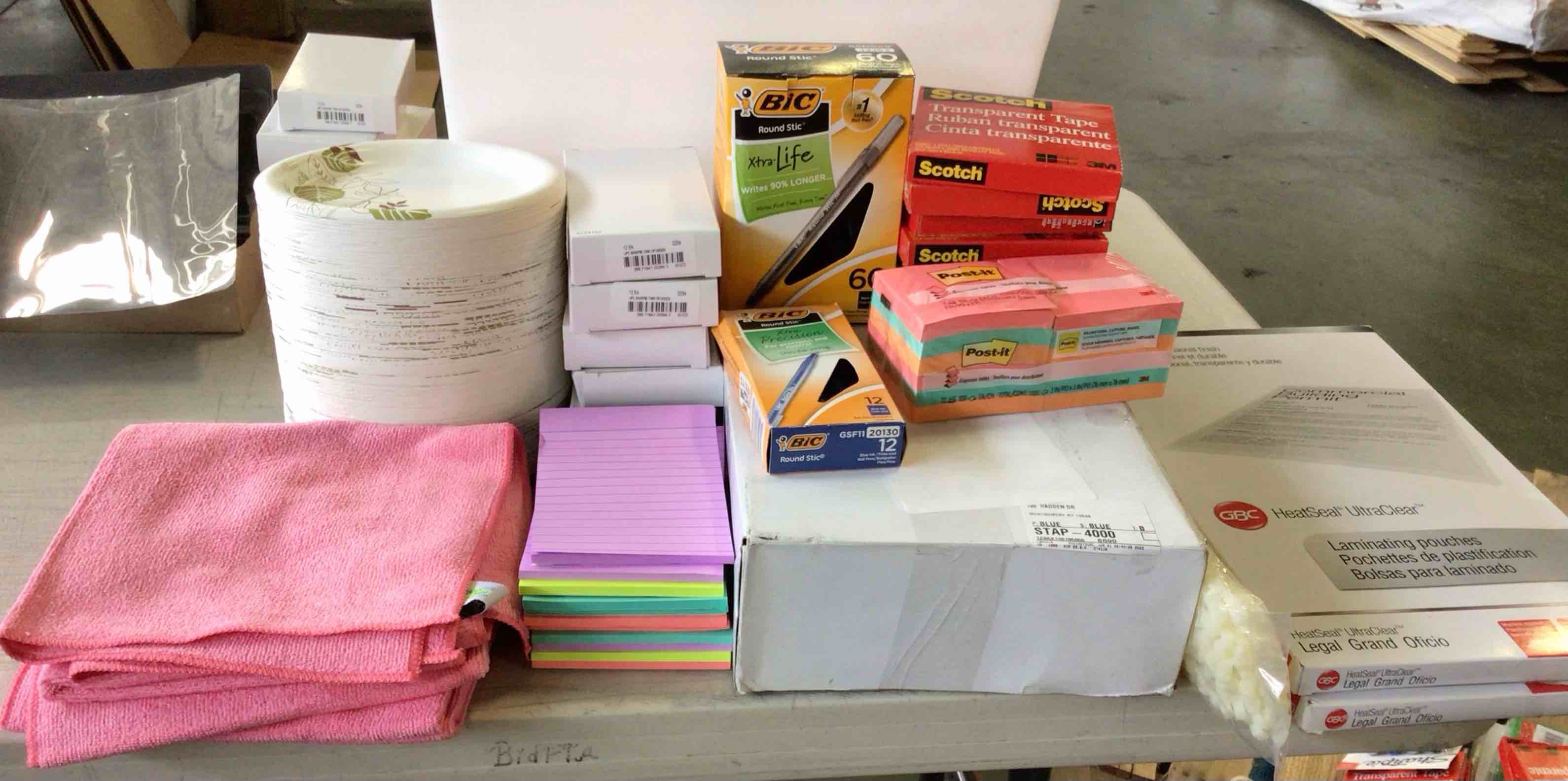 Assorted Office Supplies/Items.