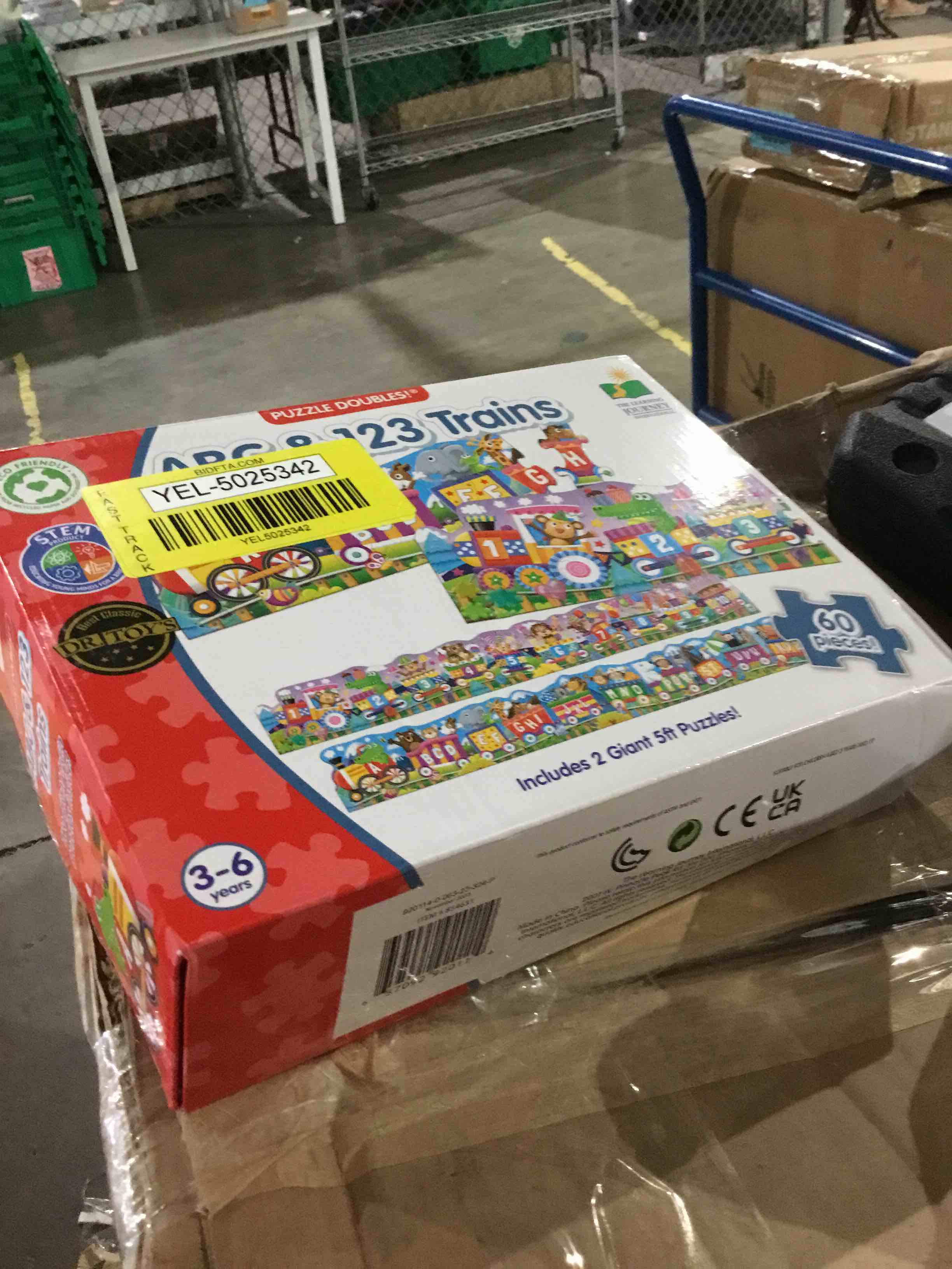 abc & 123 trains puzzle