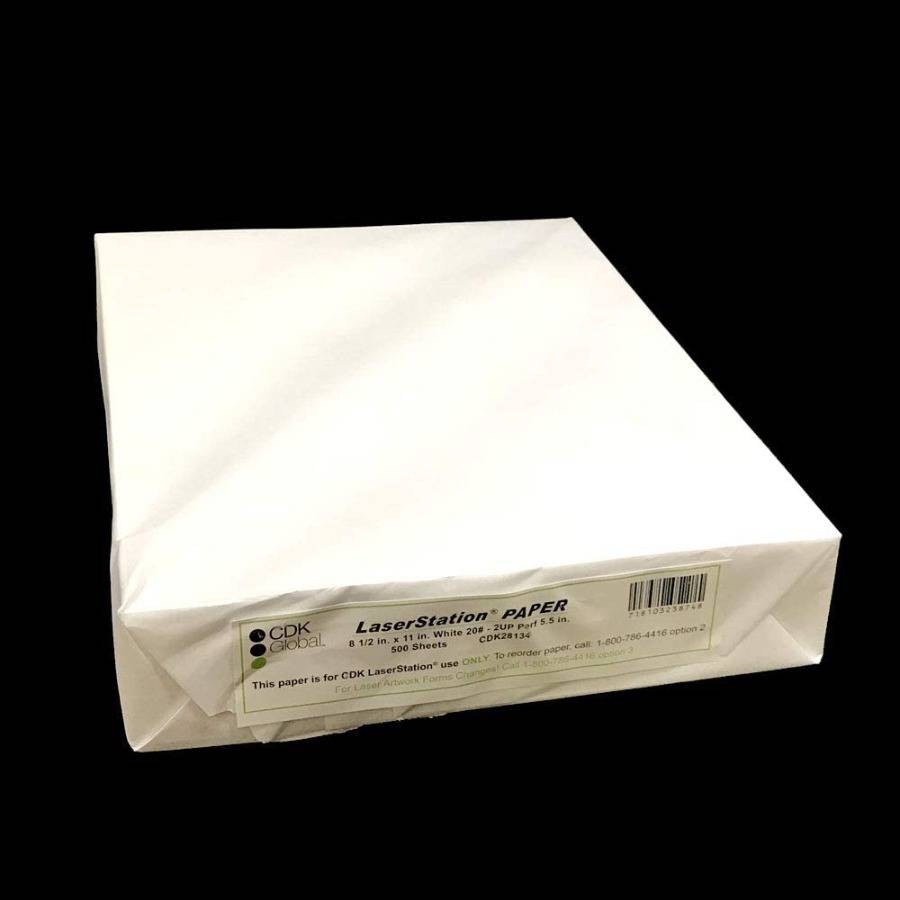 Lot # DGM0126027: NEW CDK Global LaserStation Paper - 8.5x11" White 20 ...