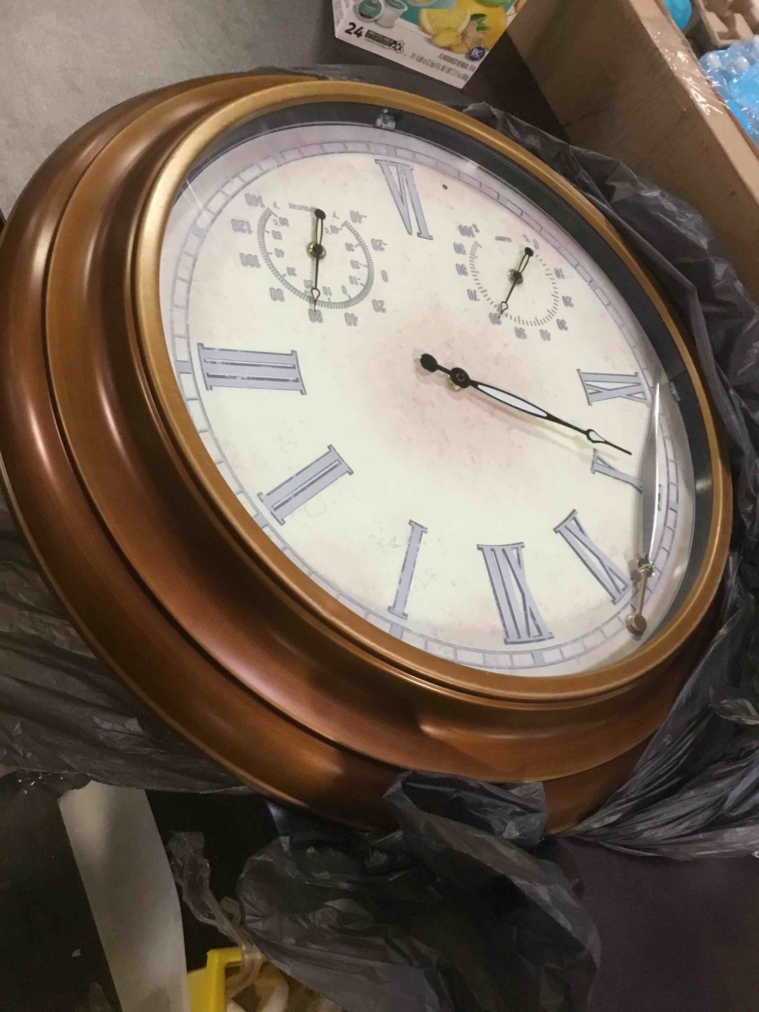 The 24" Outdoor Lighted Atomic Clock