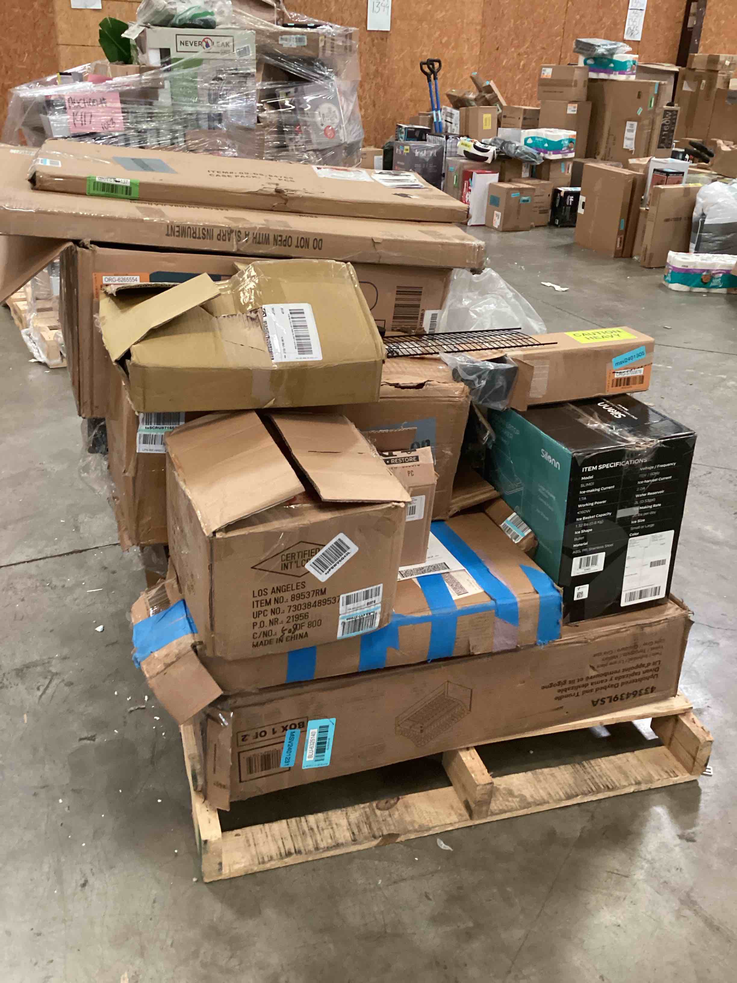 pallet auction (nonrefundable) (must take all)