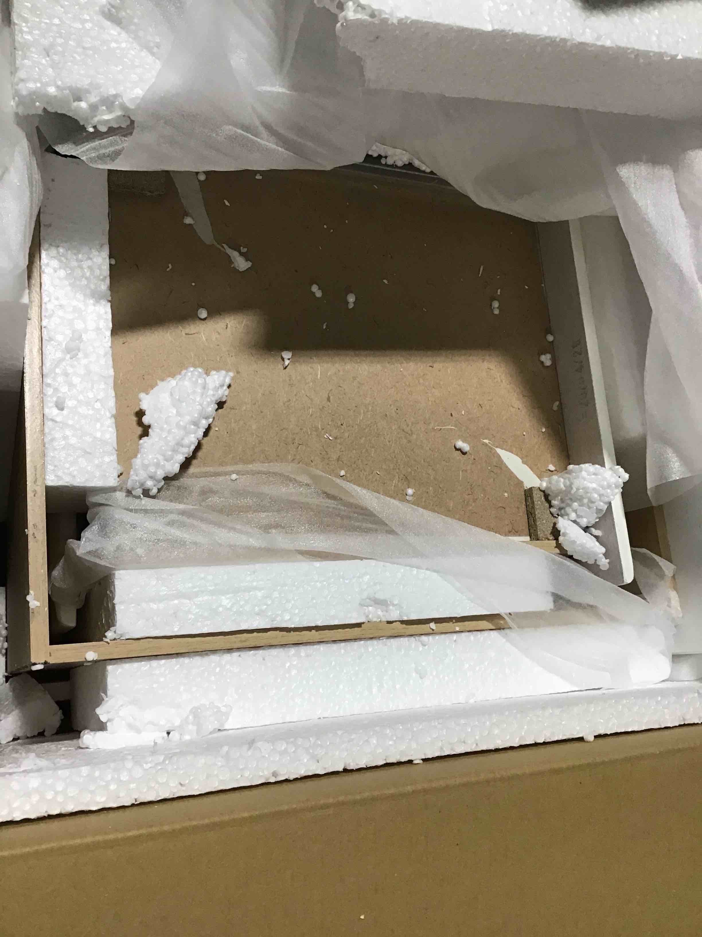 Queen Bed w/Storage *incomplete,box 3/4 and 4/4 only* **2 boxes total**