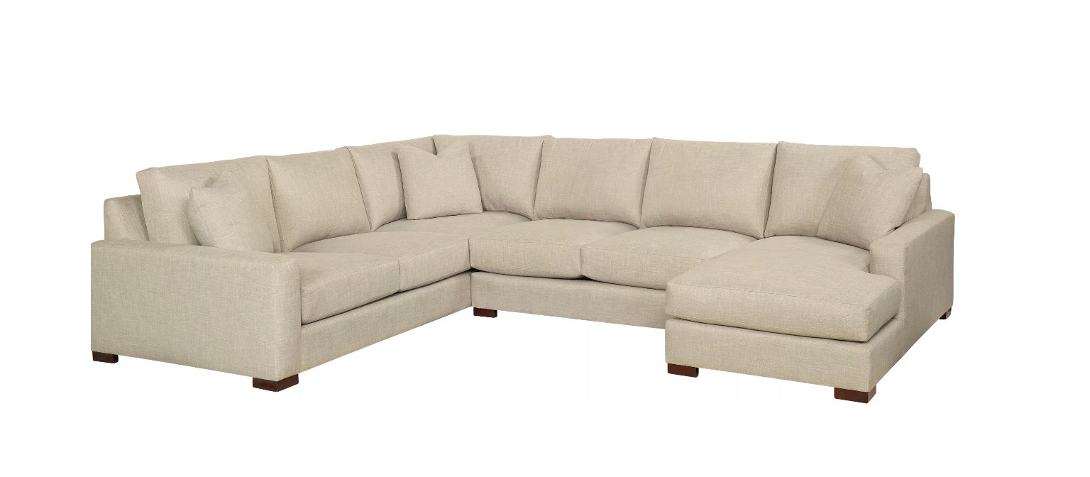 Havertys Furniture Havertys oatmeal Beige Chaise ( incomplete) Box 7/8