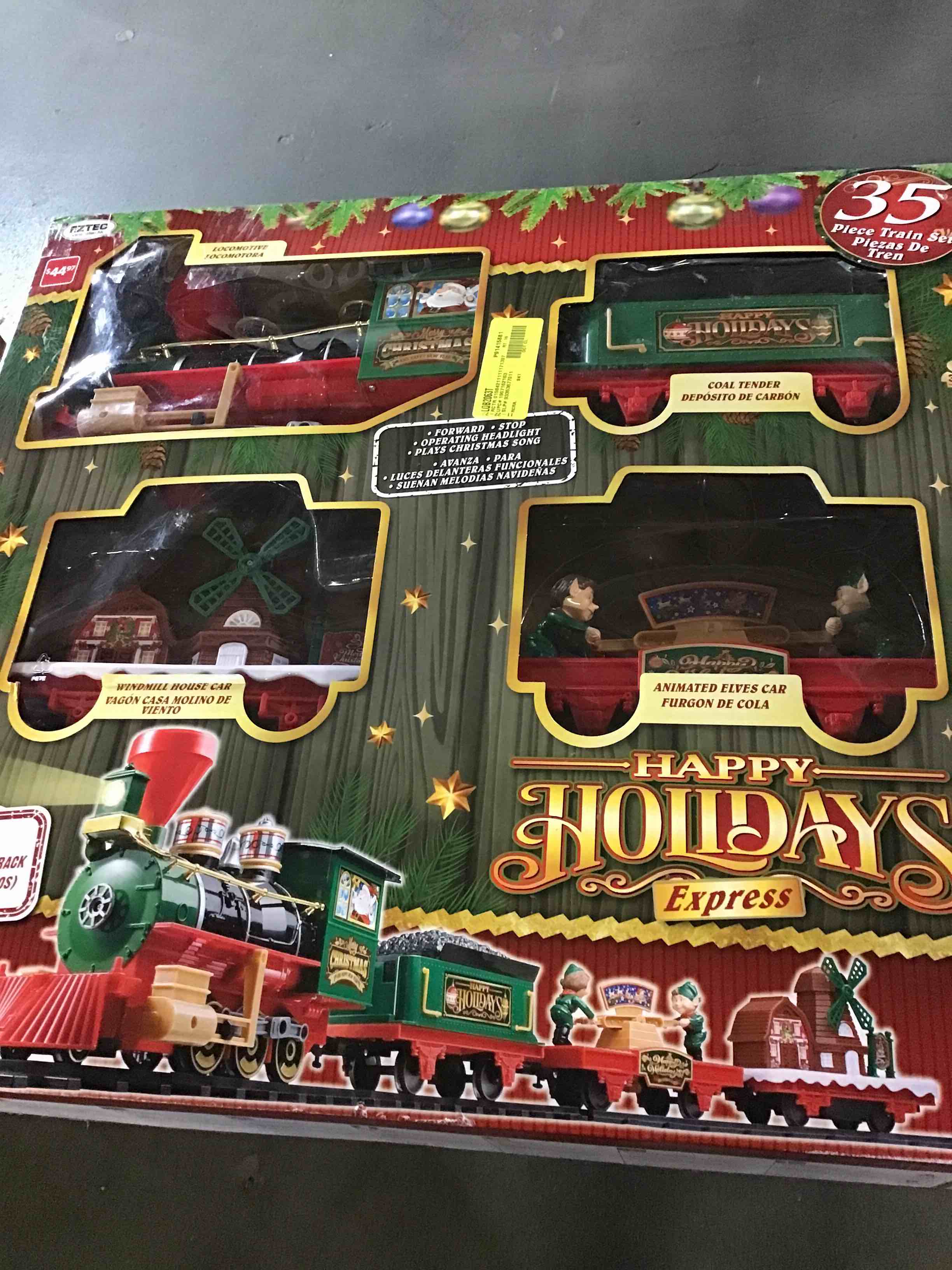 Happy Holiday Express 35pcs Eztec Battery Operated Plastic Christmas ...