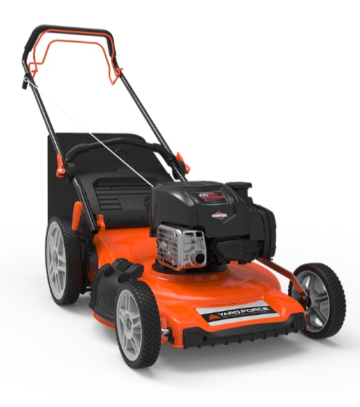 The Yard Force YF22-3N1SPVS-SC RWD self-propelled mower is powered for ...