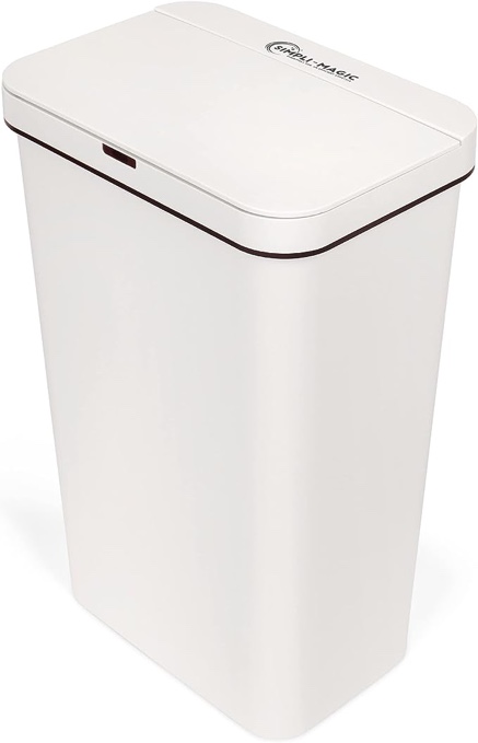 SIMPLI-MAGIC 79503 13 Gallon Touchless Sensor Trash Can, Rectangle ...