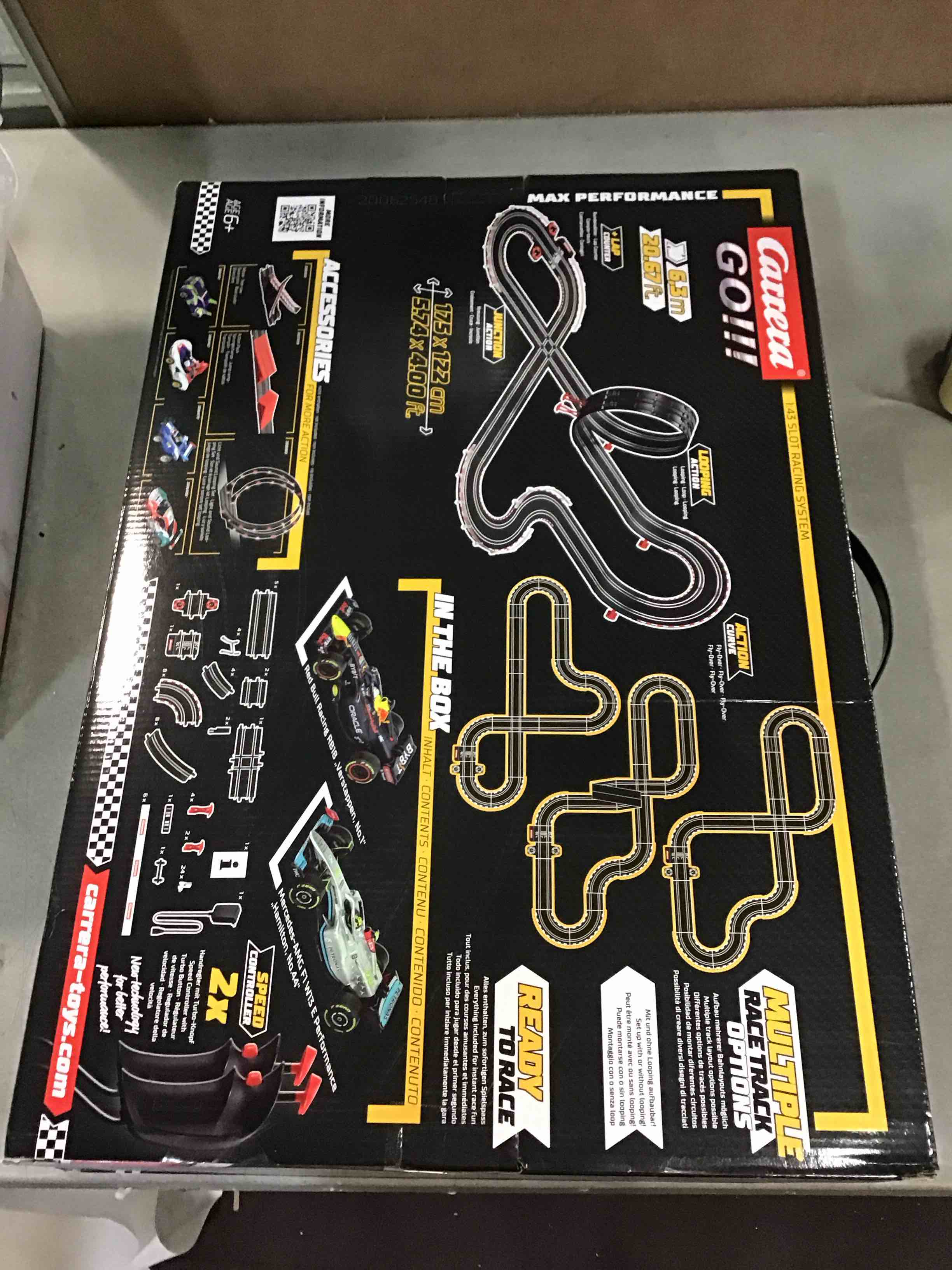 Carrera GO!!! 62548 Max Performance Electric Powered Slot Car Racing ...