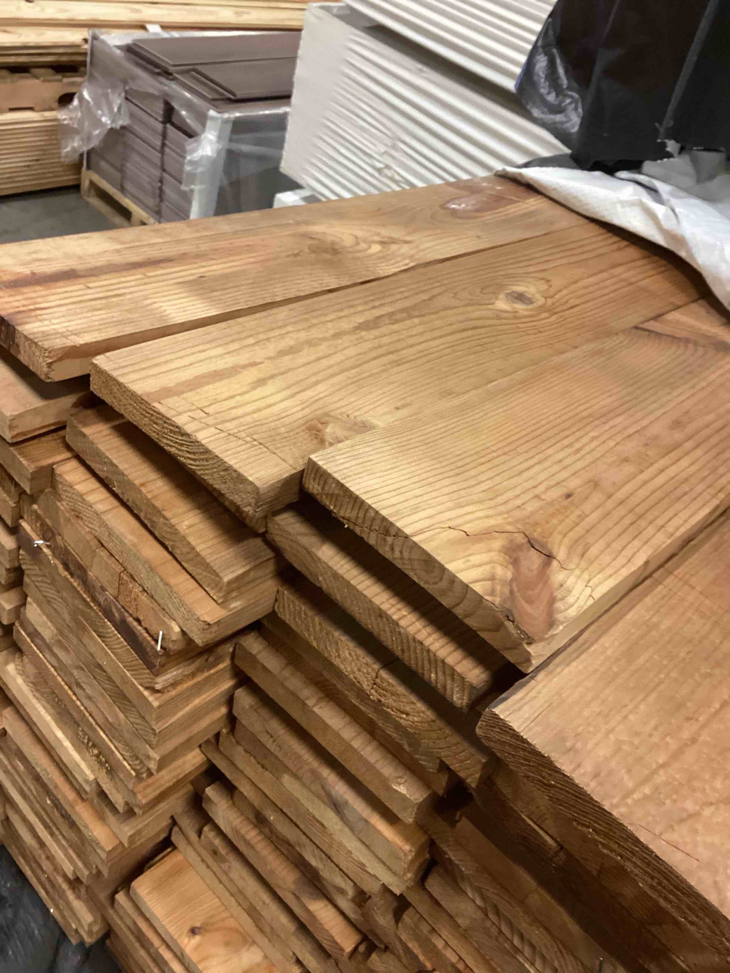 1” X 6” X 12’, 256 PIECES TREATED LUMBER, THERMAL MODIFIED WOOD, UFP ...