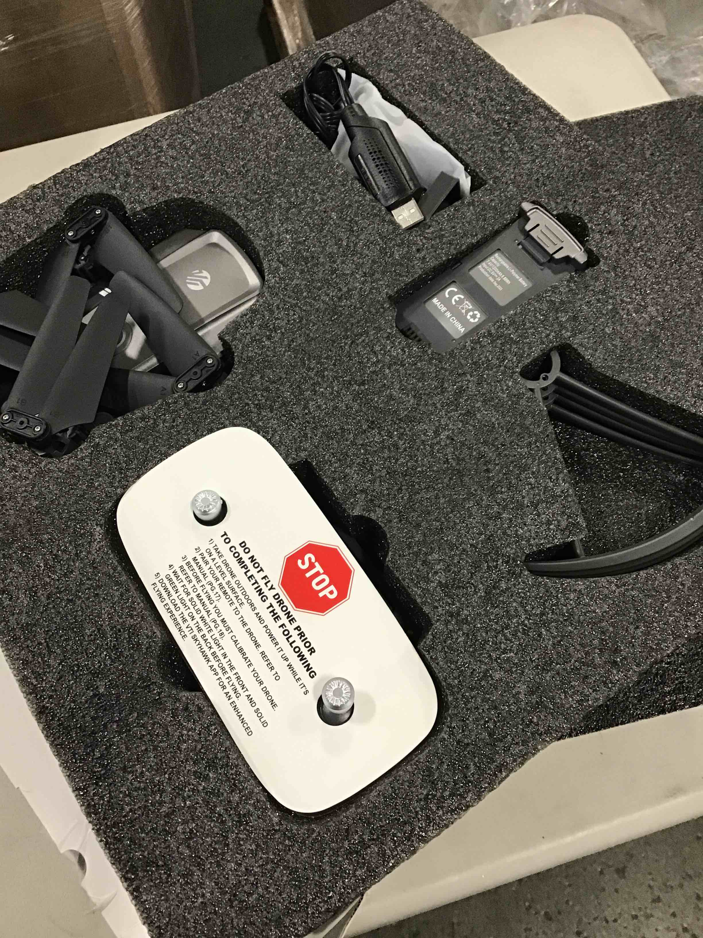 NEW Vivitar DRC447 SkyHawk Foldable Video Drone 1080P HD Live Video ...