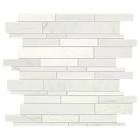 Daltile Stone Decor Glacier Marble Linear Mosaic Backsplash Wall Tile ...
