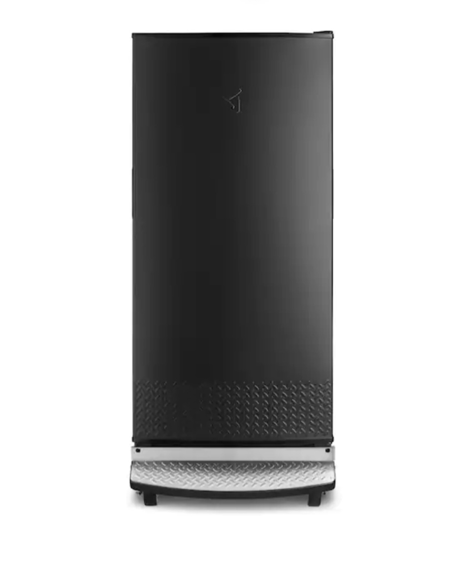 Gladiator 17.8 cu. ft. Upright Rolling Garage Freezer in Black