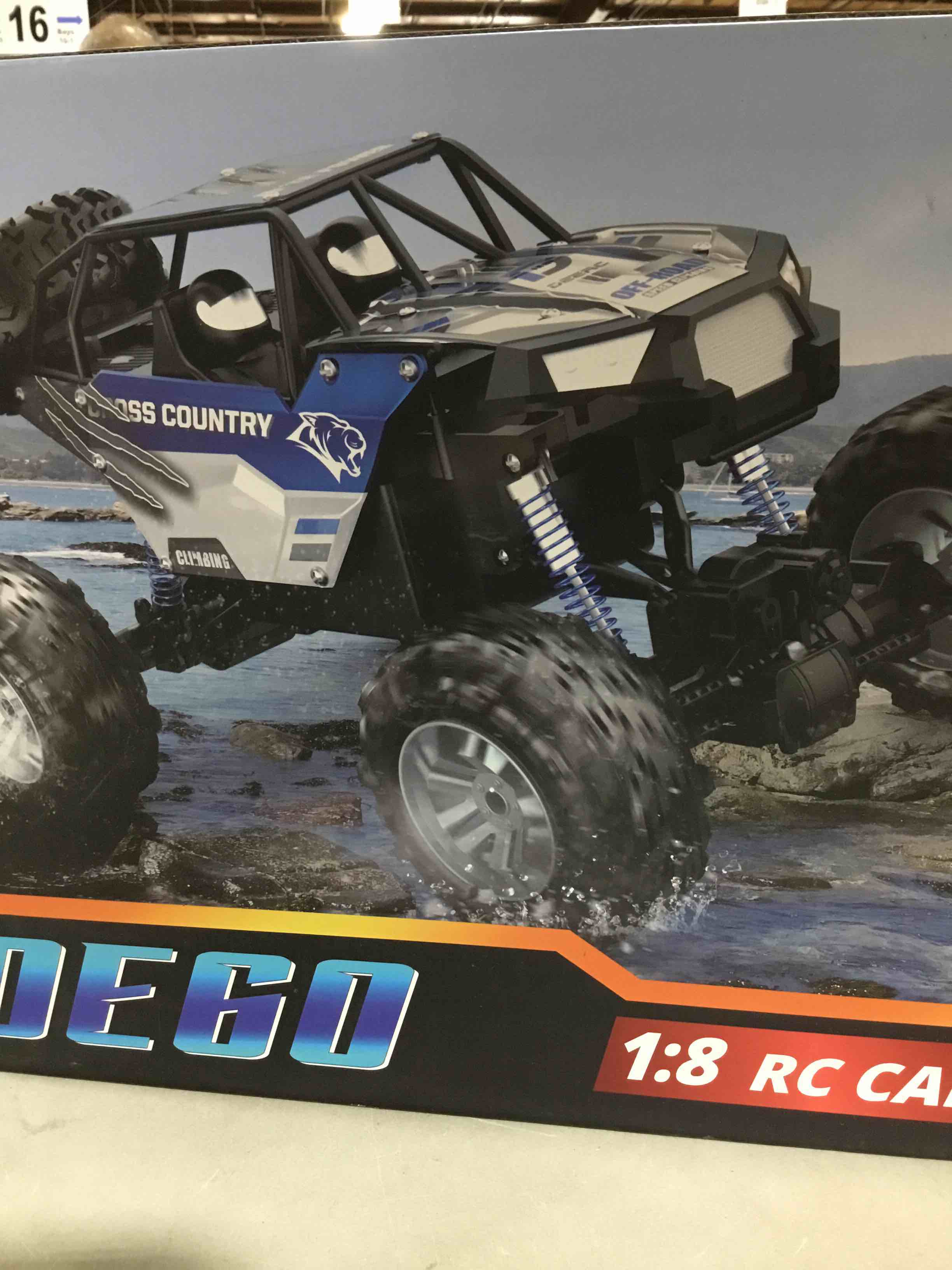DEERC Large 1:8 Scale Remote Control Monster Truck for Adults Boys ...