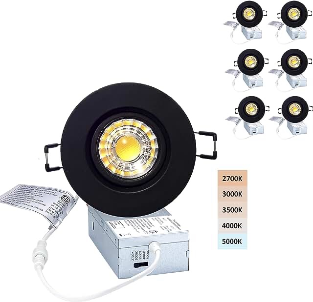 Popanu LED Recessed Gimbal Downlight 2 boxes of 6