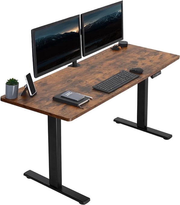 VIVO Electric Height Adjustable 43 x 24 inch Memory Stand Up Desk ...
