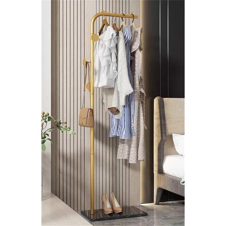 Nakeeta 17.5'' Metal Clothes Rack