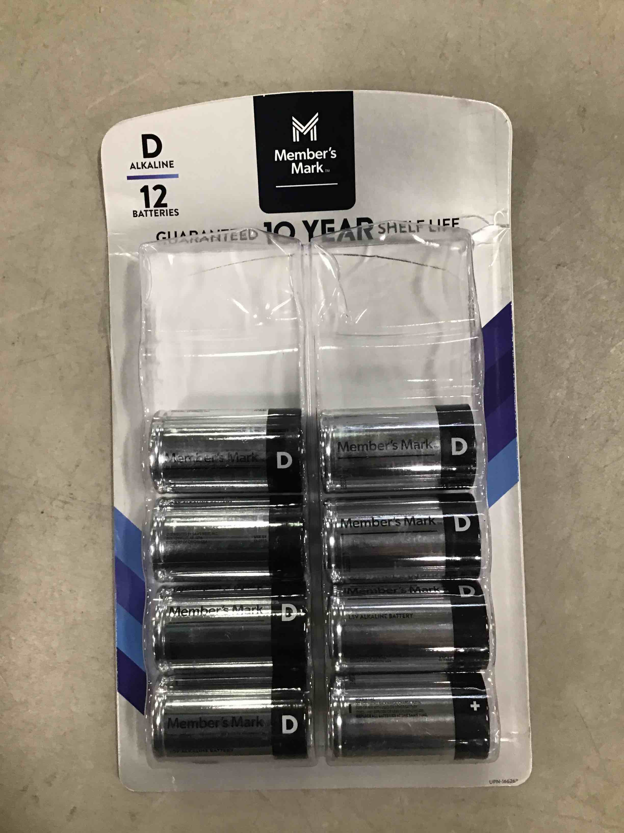 Member's Mark Alkaline D Batteries (12 Pack)