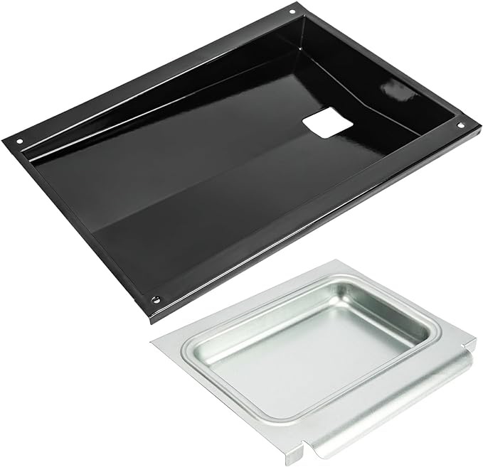 QuliMetal Grease Tray with Catch Pan for Weber Genesis 300 Series Gas ...