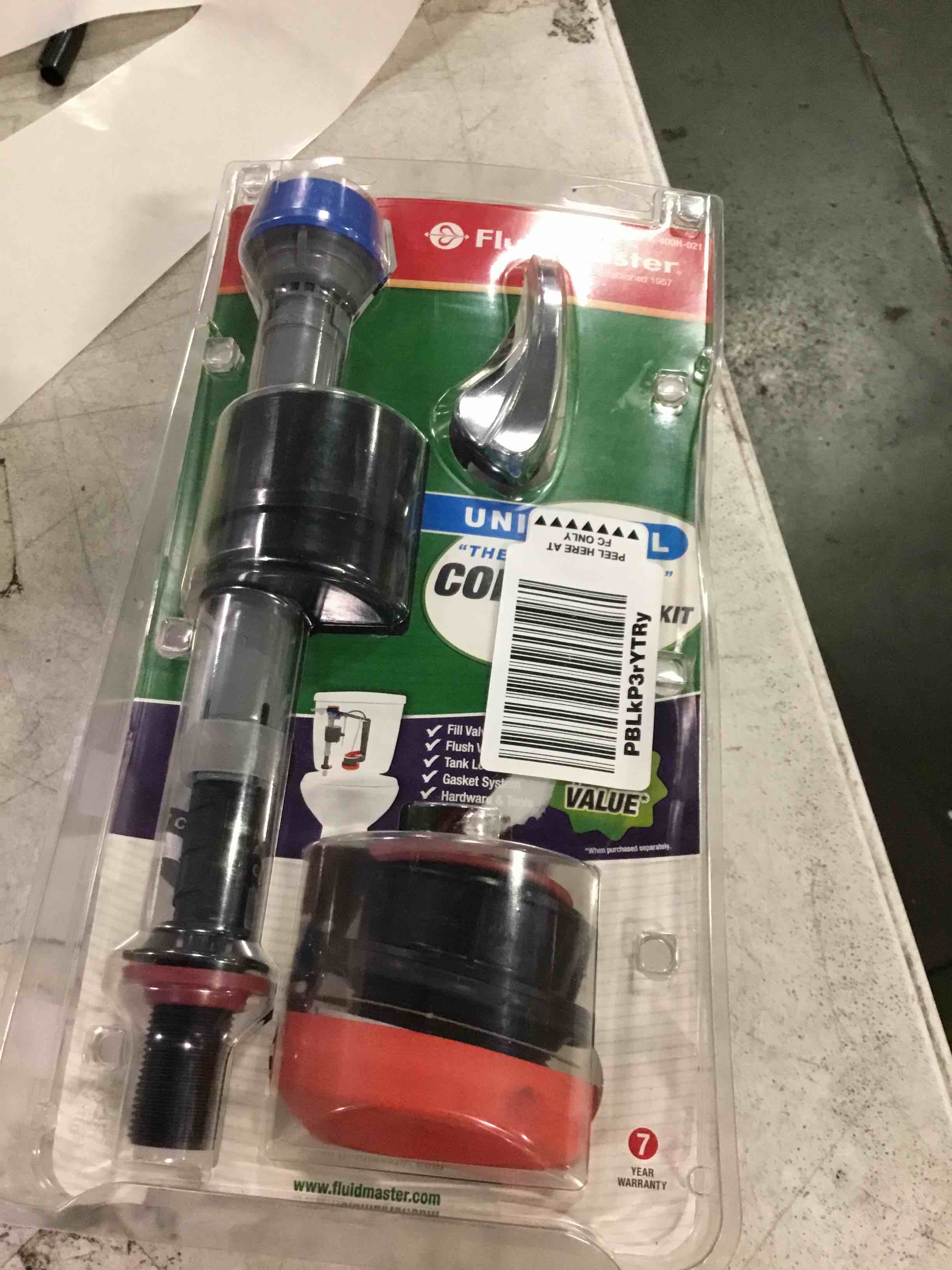 Fluidmaster K-400H-021-P8 PerforMAX 2-Inch Everything Toilet Repair Kit ...