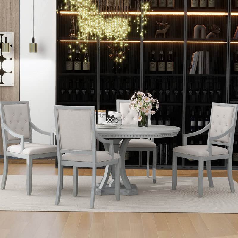 Modern Coletti Round 42.58'' Dining Set, Round Kitchen Table Set ...