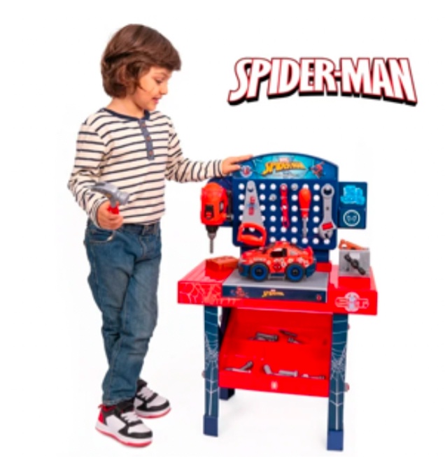 Spider-Man Tool Bench Playset with Take Apart Car