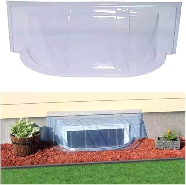 Maccourt W4217 Maccourt Window Well Cover Clear