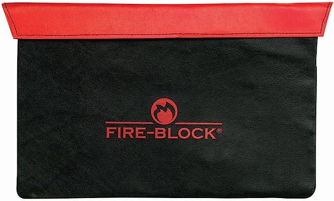 MMF Industries Fire-Block Fireproof Document Bag | 15-1/2W x 10H ...