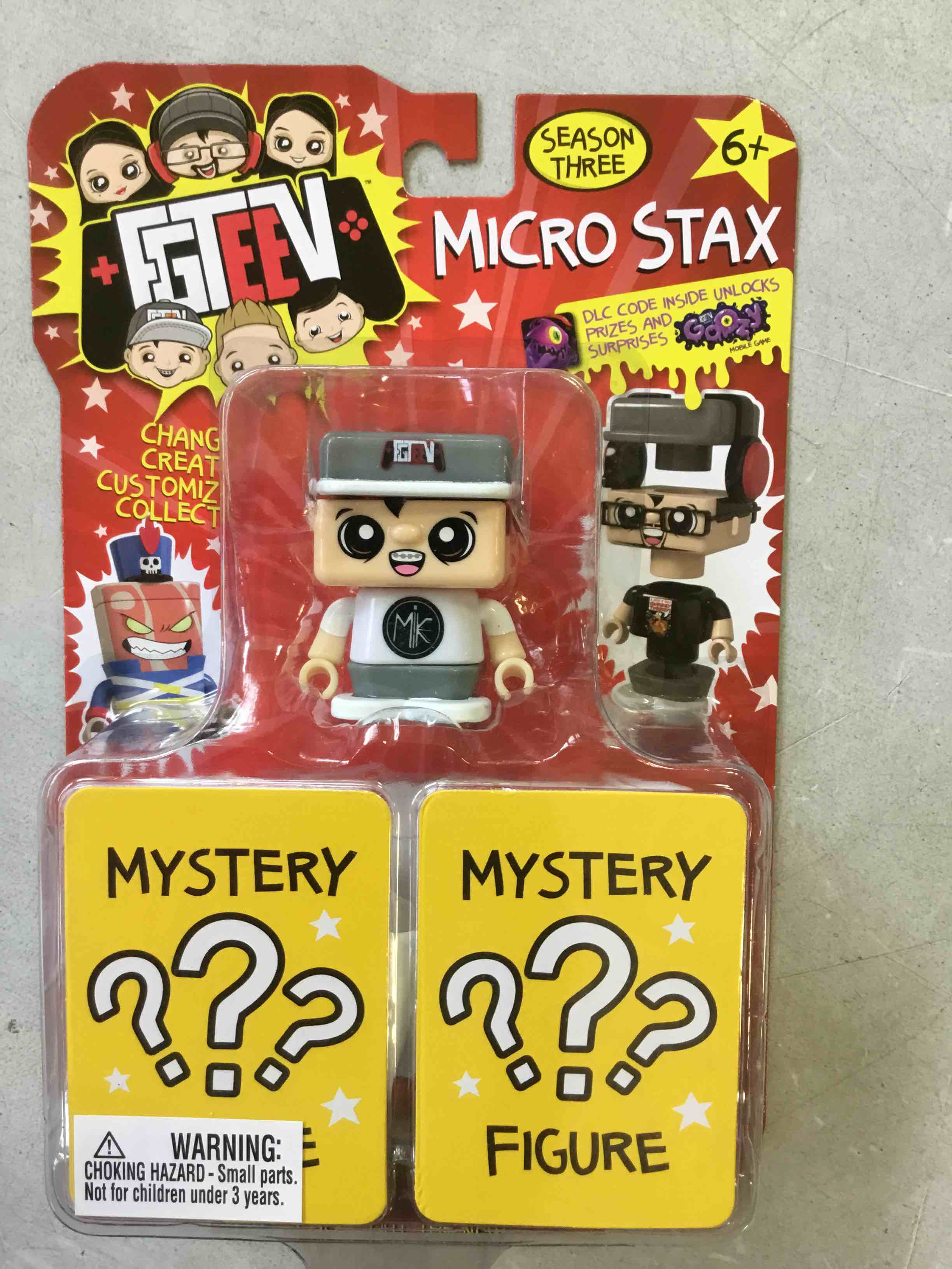 FGTeeV Micro Stax 3 Pack, dolls, puppets, and figures