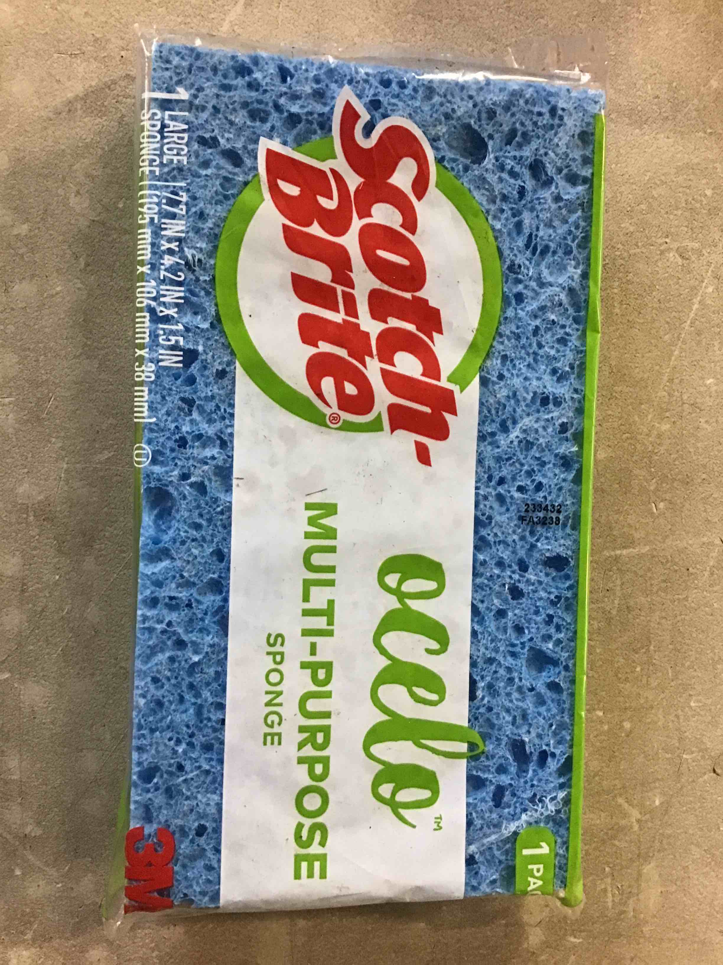 Scotch-Brite ocelo Multi-Purpose Sponges 1 Count (Color blue )