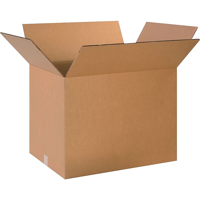 24" x 18" x 18" Shipping Boxes, 48 ECT Double Wall, Brown, 15/Bundle ...