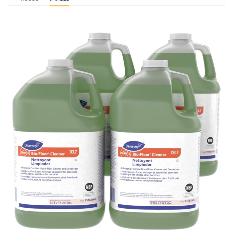 Diversey Suma Bio-Floor Cleaner (1-Gallon, 4-Pack)