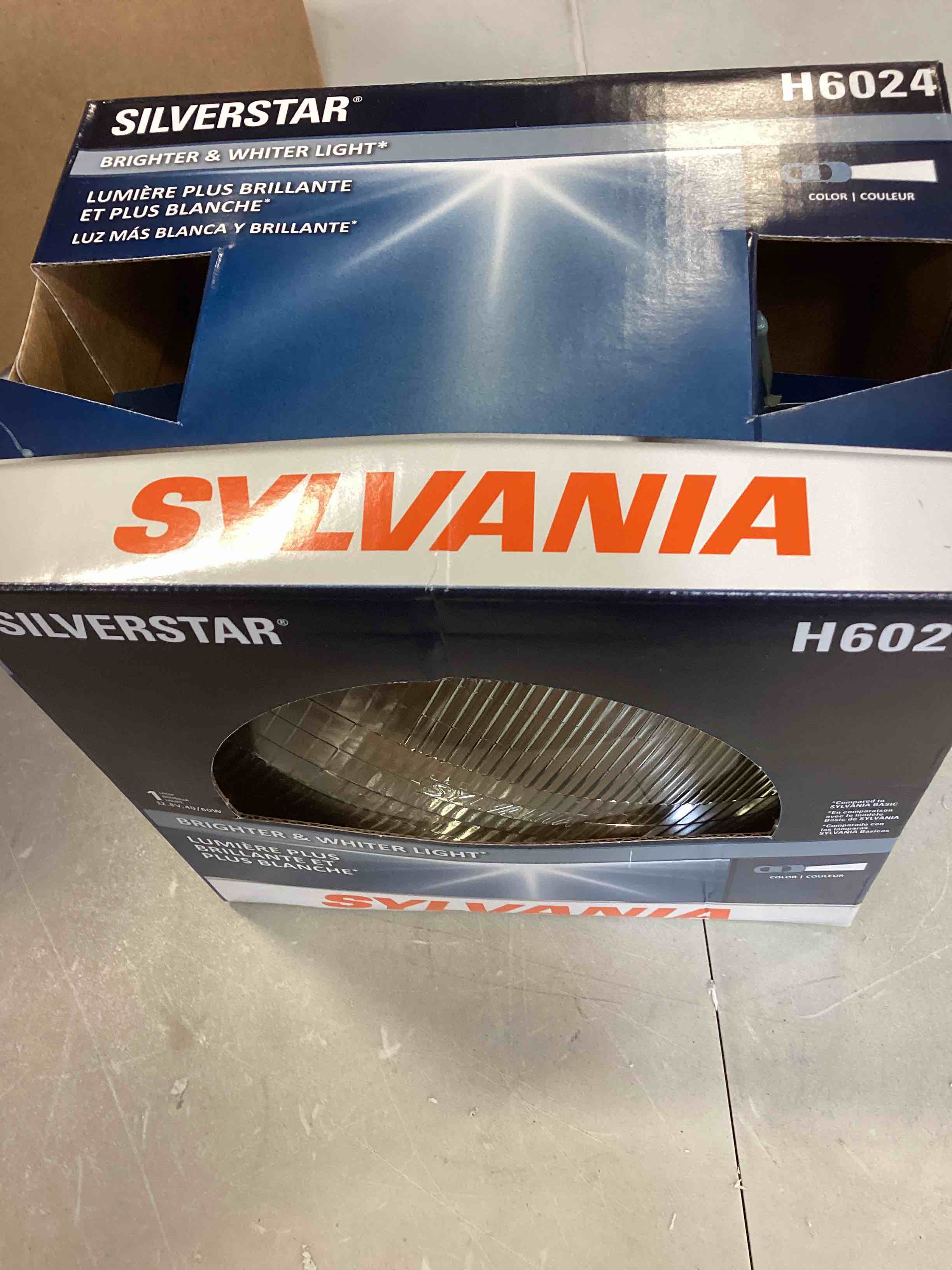 SYLVANIA - H6024 SilverStar Sealed Beam Headlight - High Performance ...