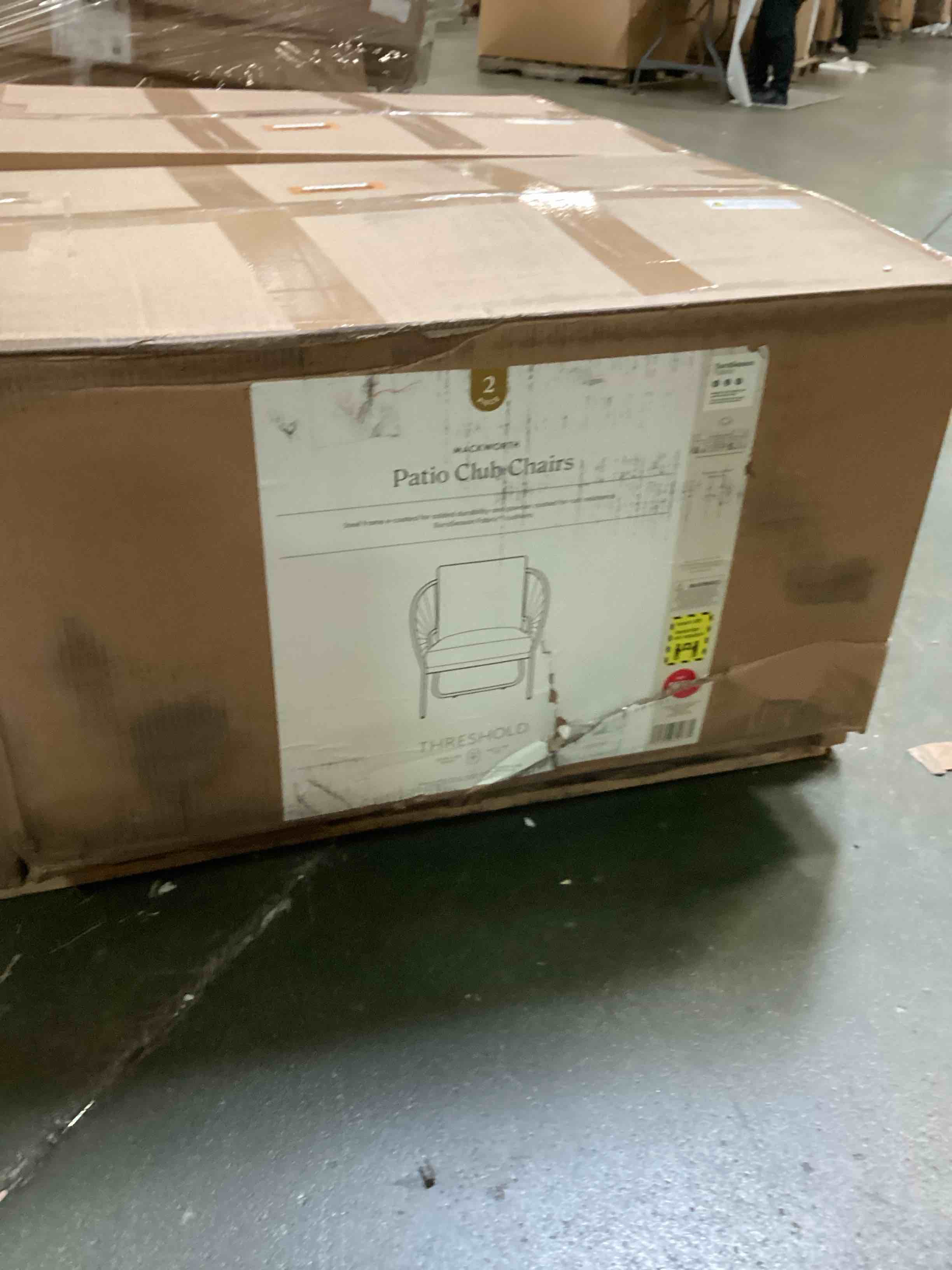 MackWorth Patio Club Chairs