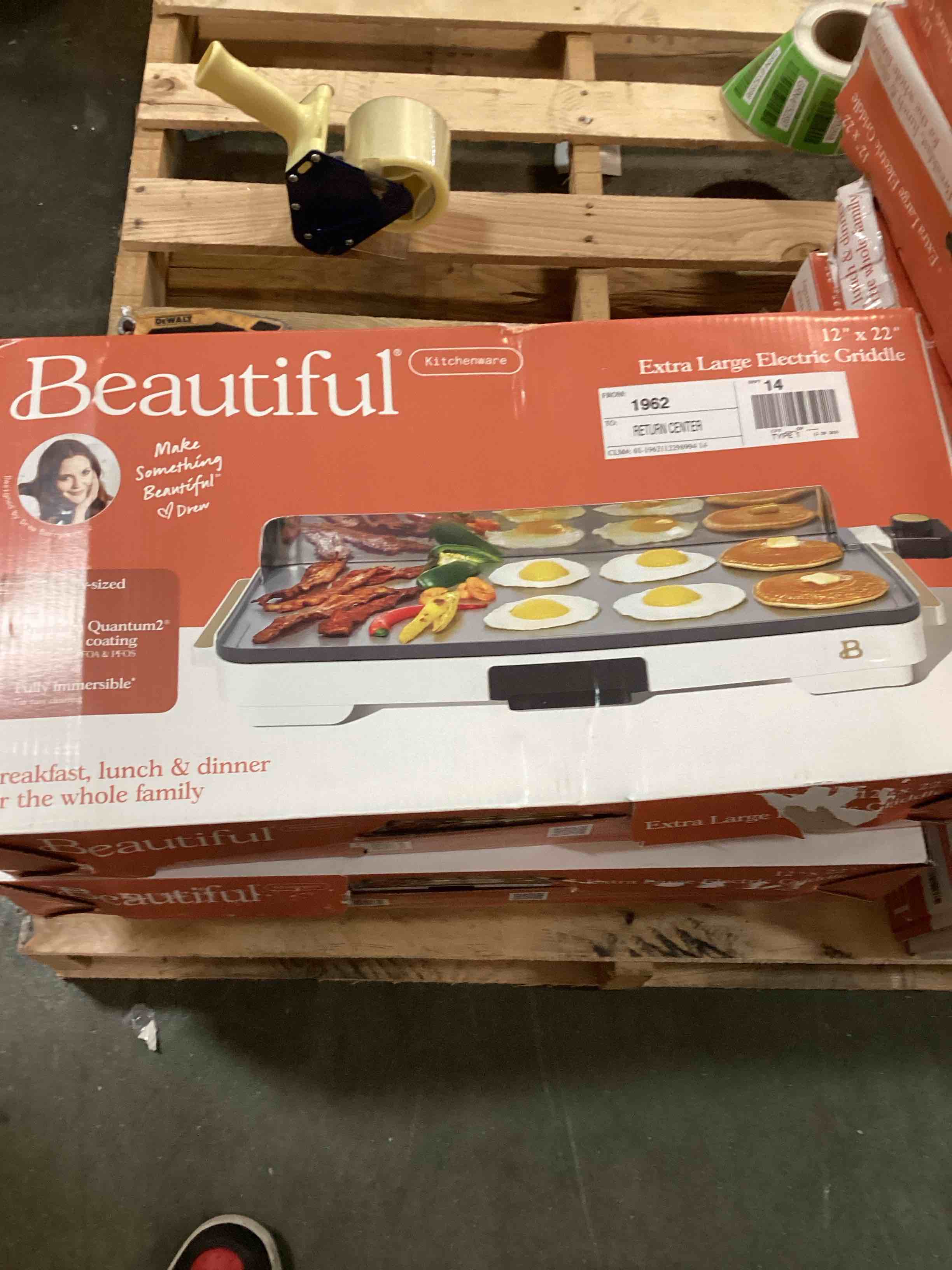 Beautiful Extra Large Electric Griddle 12”x22