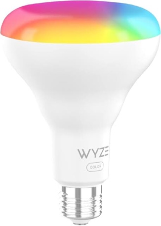 WYZE Bulb Color, BR30 Wi-Fi Smart Bulb, E26 Base, 75W Equivalent 950 ...